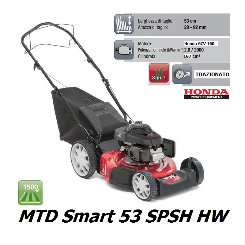 Rasaerba MTD Smart 53 SPSH HW